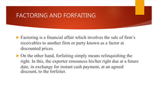 Factoring (Finance) | PPTX