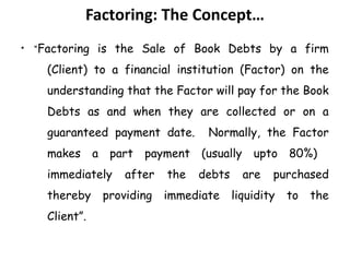 Factoring | ODP