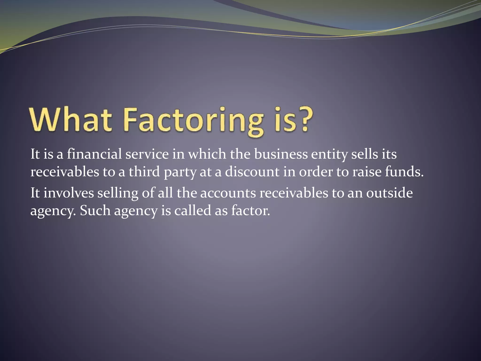 Factoring | PPT