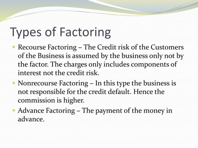 Factoring | PPT