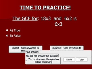 Factoring Review! | PPT