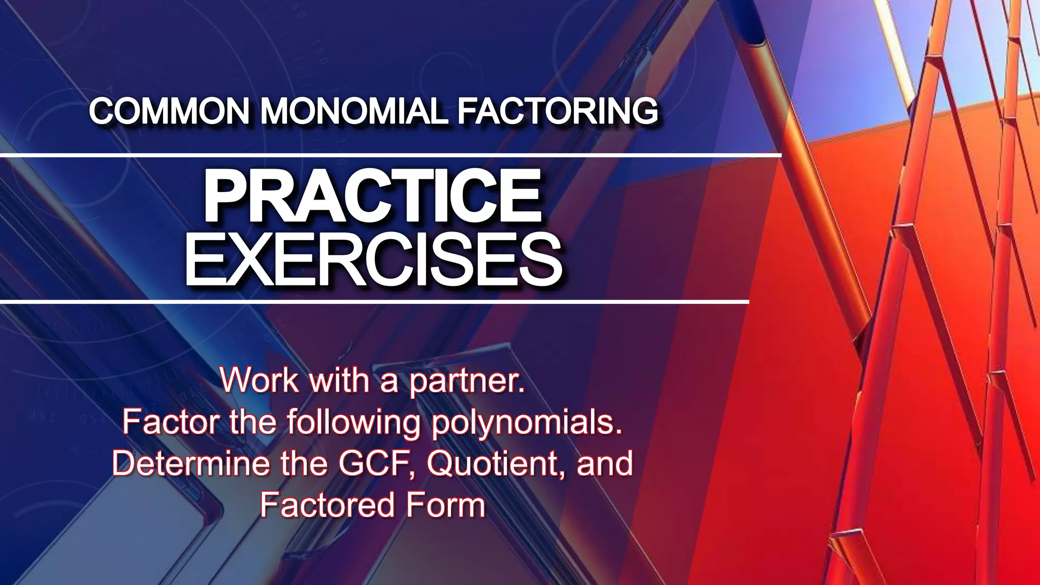 Grade 8 Mathematics Common Monomial Factoring Pptx Programming Languages Computing