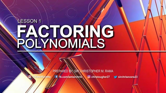 Grade 8 Mathematics Common Monomial Factoring | PPTX | Programming Languages | Computing