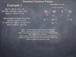 Factoring | PPT