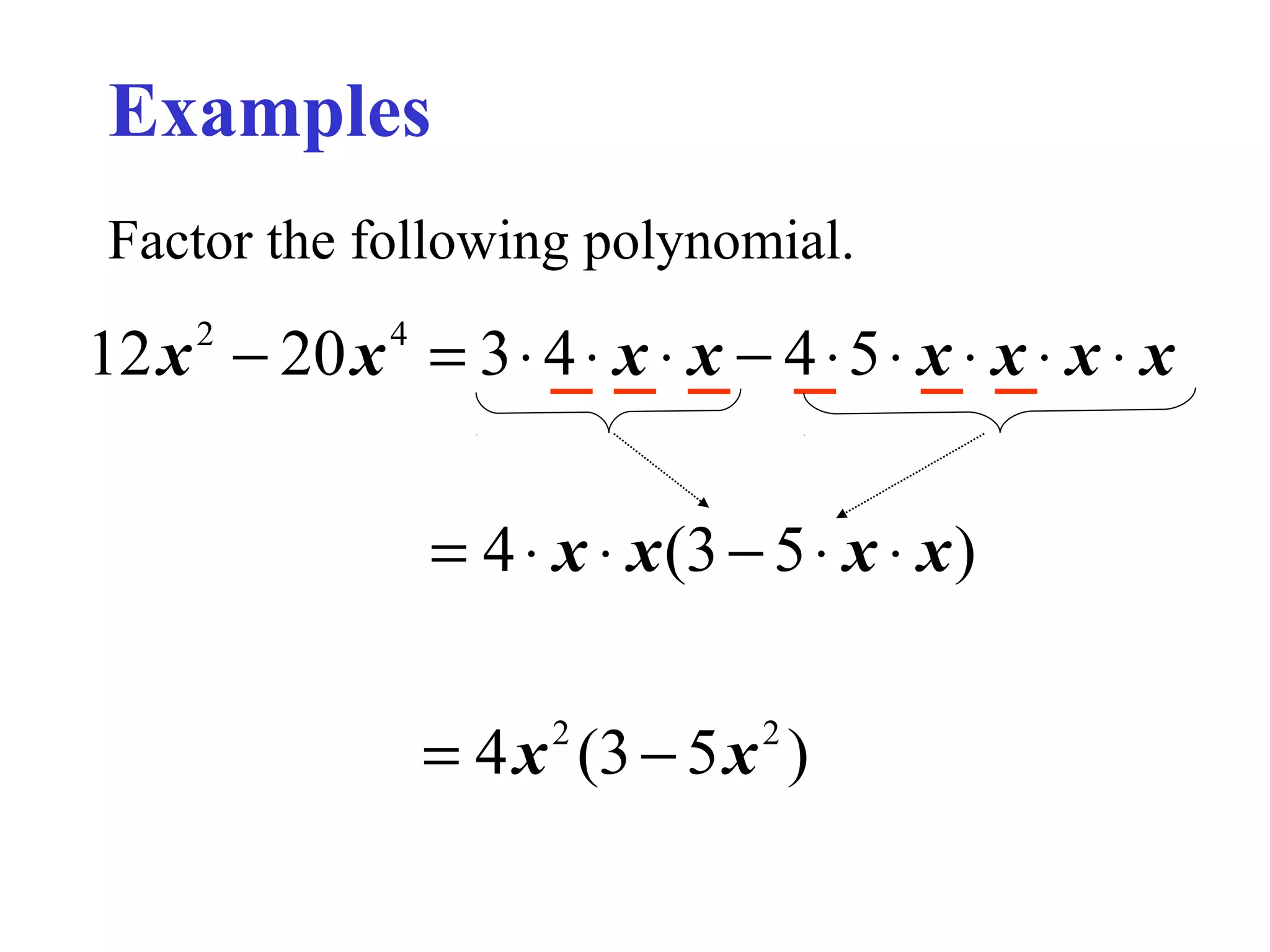 Factoring and Box Method | PPT