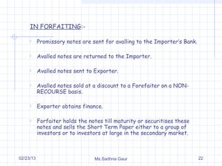 Factoring and forfaiting | PPT
