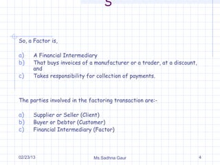 Factoring and forfaiting | PPT