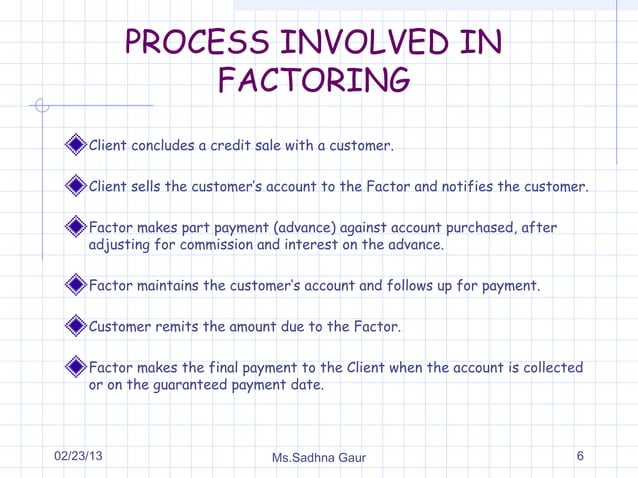 Factoring and forfaiting | PPT