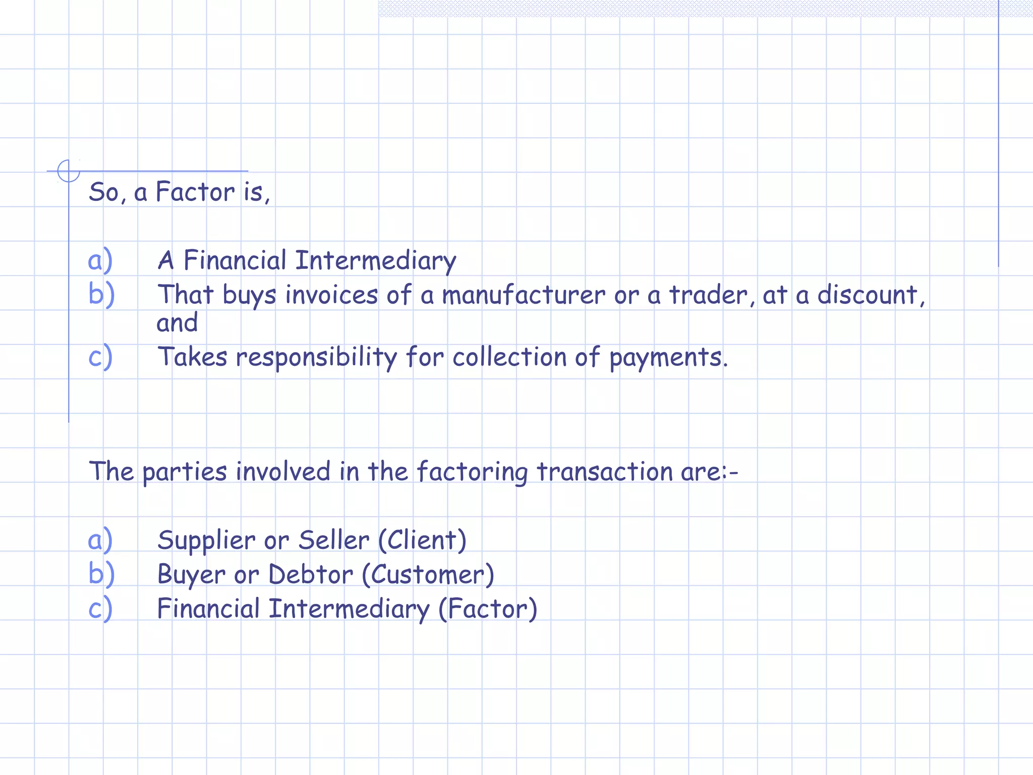 Factoring and forfaiting | PPT