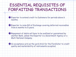 Factoring and forfaiting | PPT