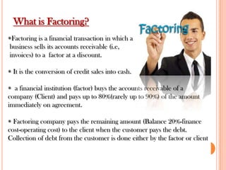Factoring and forfaiting | PPTX