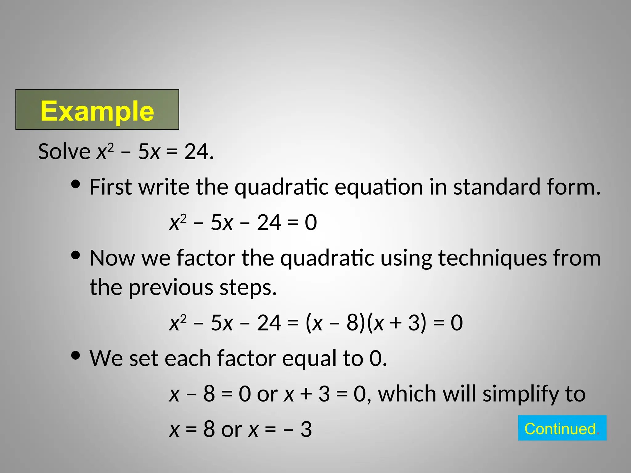 factoring common monomial factor grade 8 | PPT