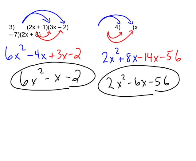 Factoring day 1 with answers | PPTX | Homework and Study | Education