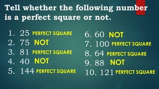 Factoring Difference of Two Squares | PDF