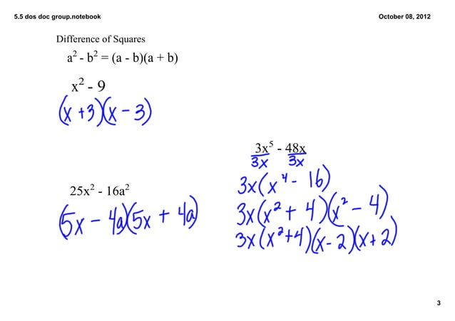 Factoring dos soc doc grouping | PDF