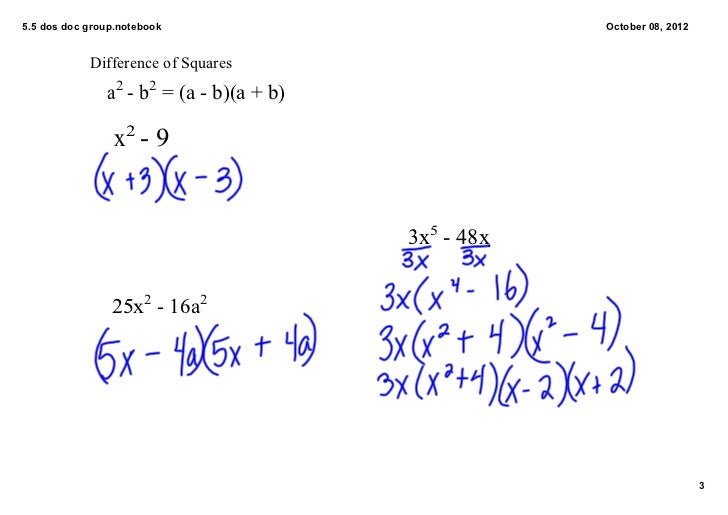 Factoring dos soc doc grouping
