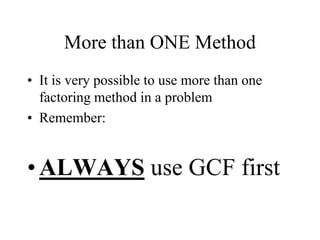 Factoring GCF difference of squares.ppt