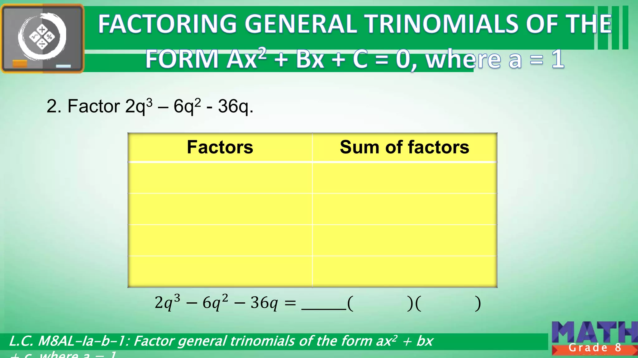 factoring general trinomial(a=1).pptx