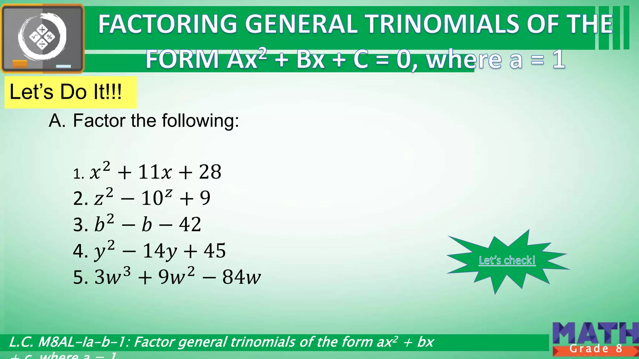 factoring general trinomial(a=1).pptx