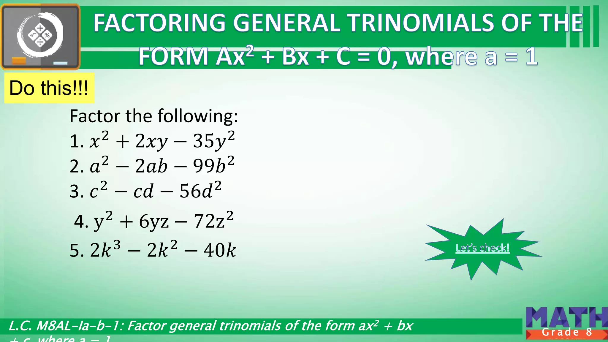 factoring general trinomial(a=1).pptx