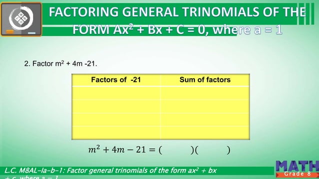 factoring general trinomial(a=1).pptx
