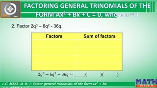 factoring general trinomial(a=1).pptx
