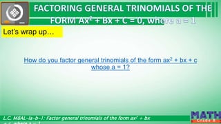 factoring general trinomial(a=1).pptx
