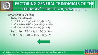 factoring general trinomial(a=1).pptx