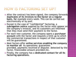 Factoring in France | PPTX