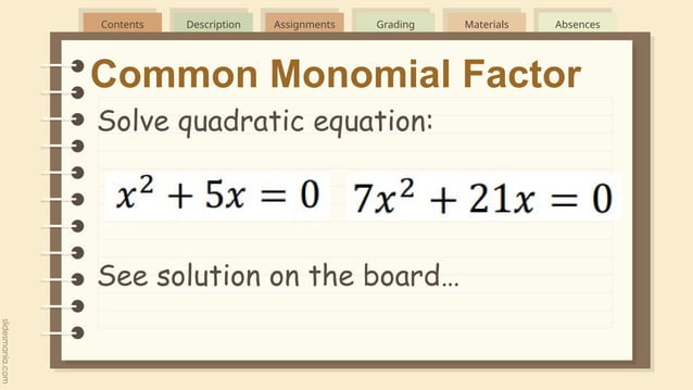 Solving quadratic equation by factoring method.pptx