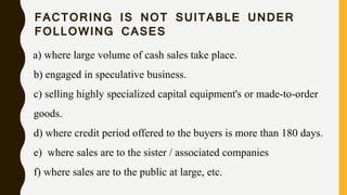 Factoring | PPTX | Debt Factoring & Invoice Discounting | Business ...