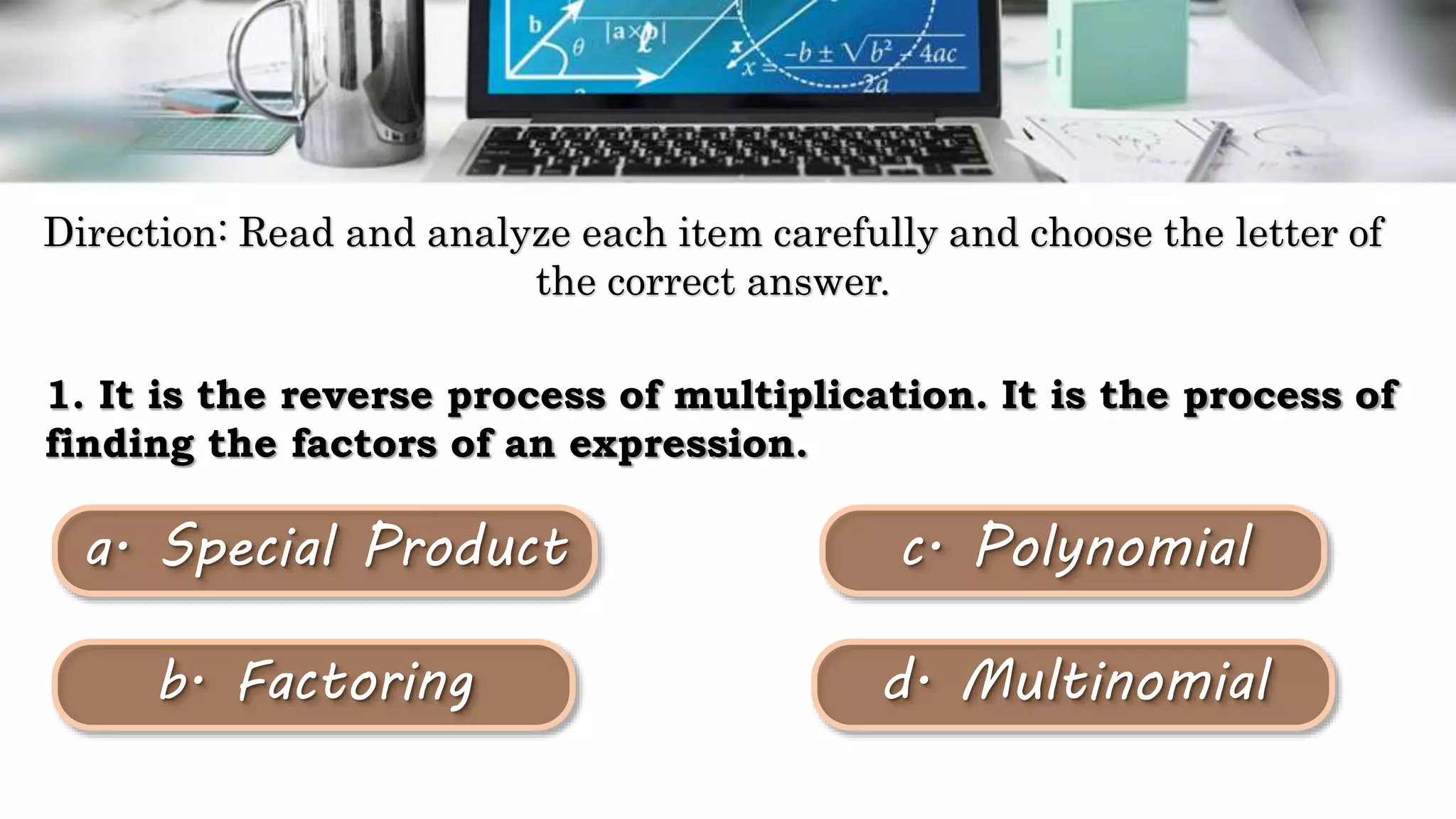Factoring Polynomials Overview | PPTX