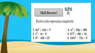 Factoring Perfect Square Trinomial | PPTX