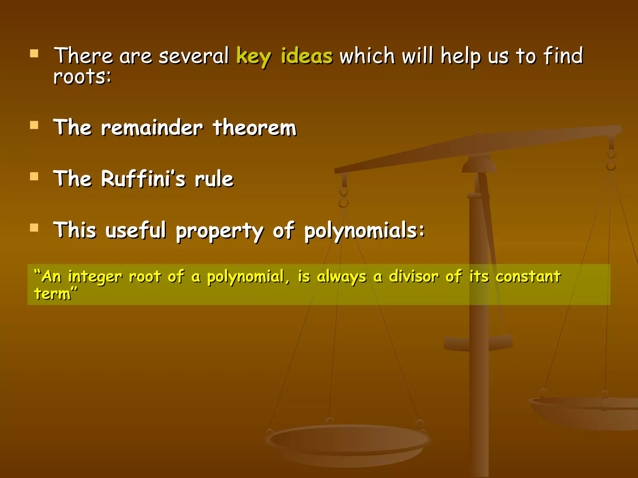 Factoring polynomials | PPS