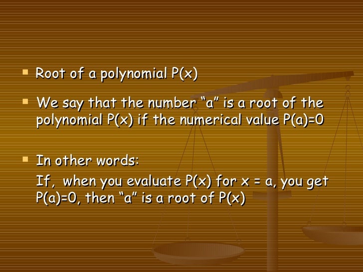 Factoring polynomials