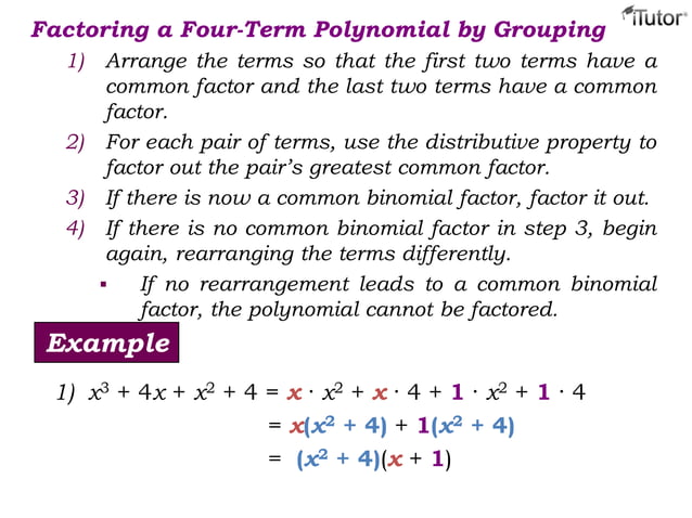 Factoring Polynomials | PPTX