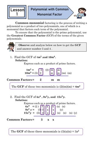 Factoring Polynomials in Modular Approach | PDF