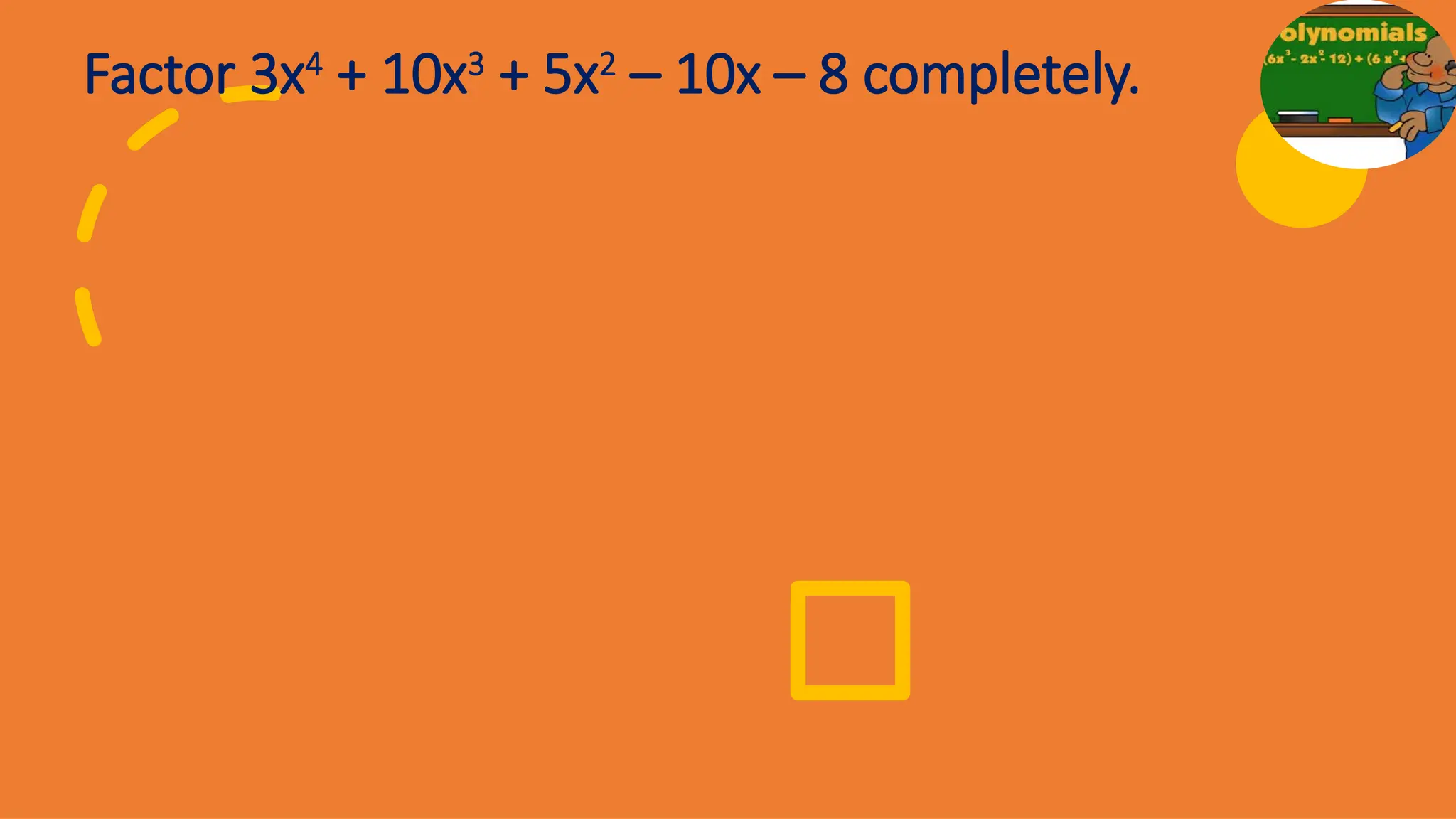Factoring Polynomials power point presen | PPTX