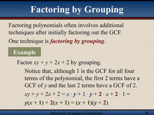 Factoring Polynomials exp. presentation.ppt