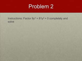 Factoring polynomials completely | PPTX