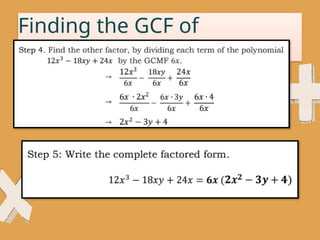 Factoring Polynomials Part 2 How to factor | PPT