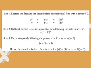 Factoring Polynomials Part 2 How to factor | PPT