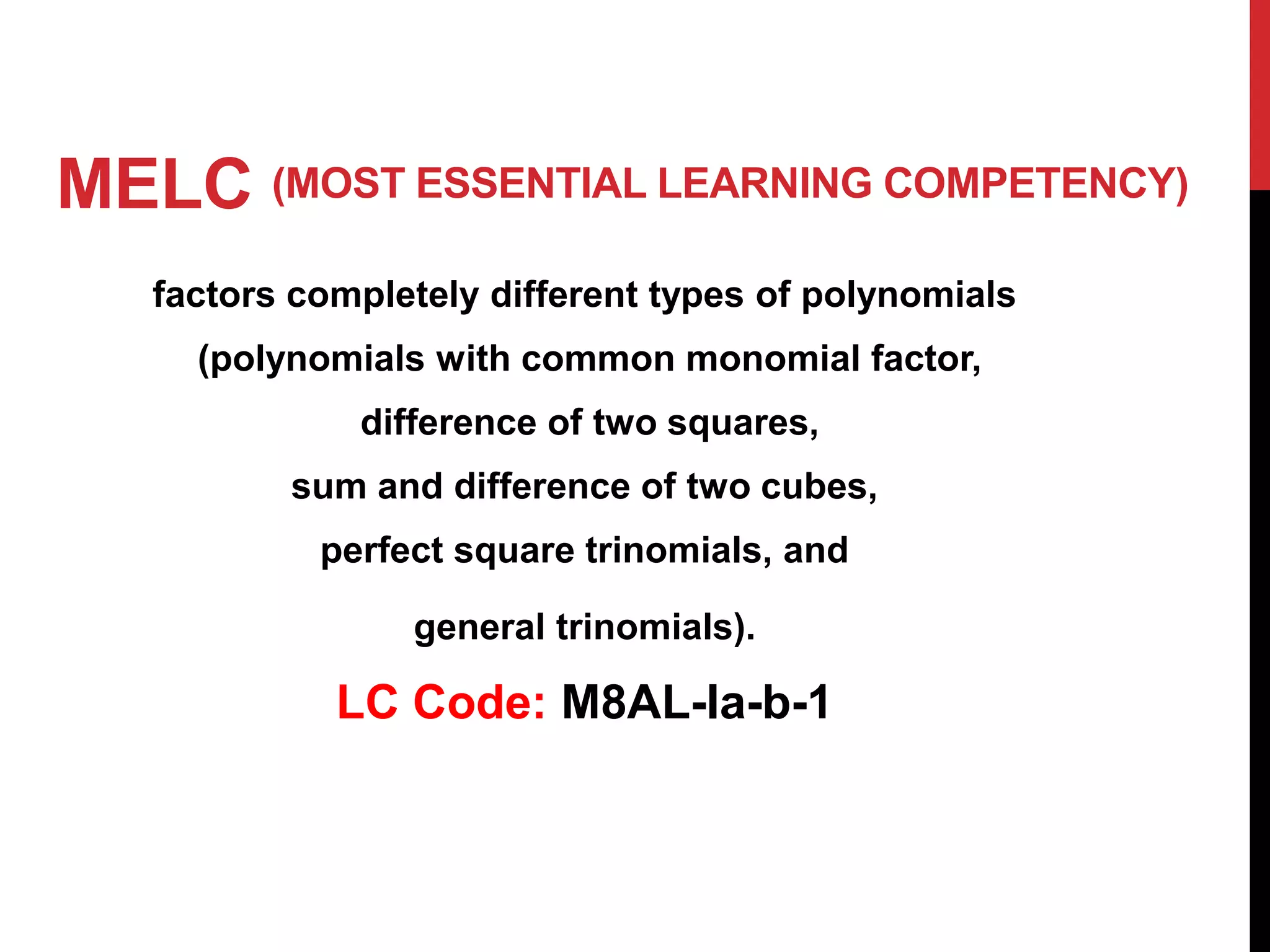 Factoring Polynomials with Common Monomial Factor.pptx