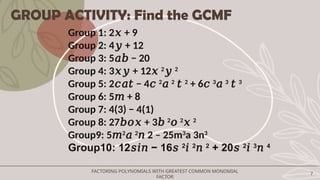 Factoring Polynomials with Greatest Common Monomial Factors - Copy.pptx