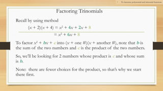 Factoring PPT.pptx FOR ALL TYPE OF STUDENT | PPTX