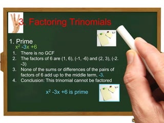 Factoring Reviewed | PPT