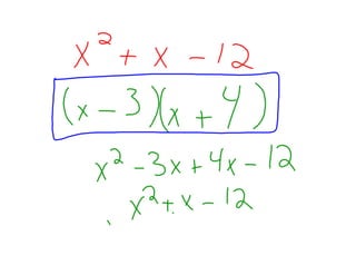 Factoring Review | PPT