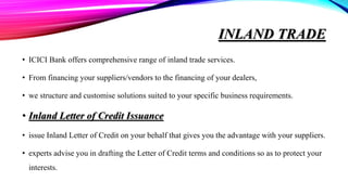 Factoring services in icici bank | PPTX