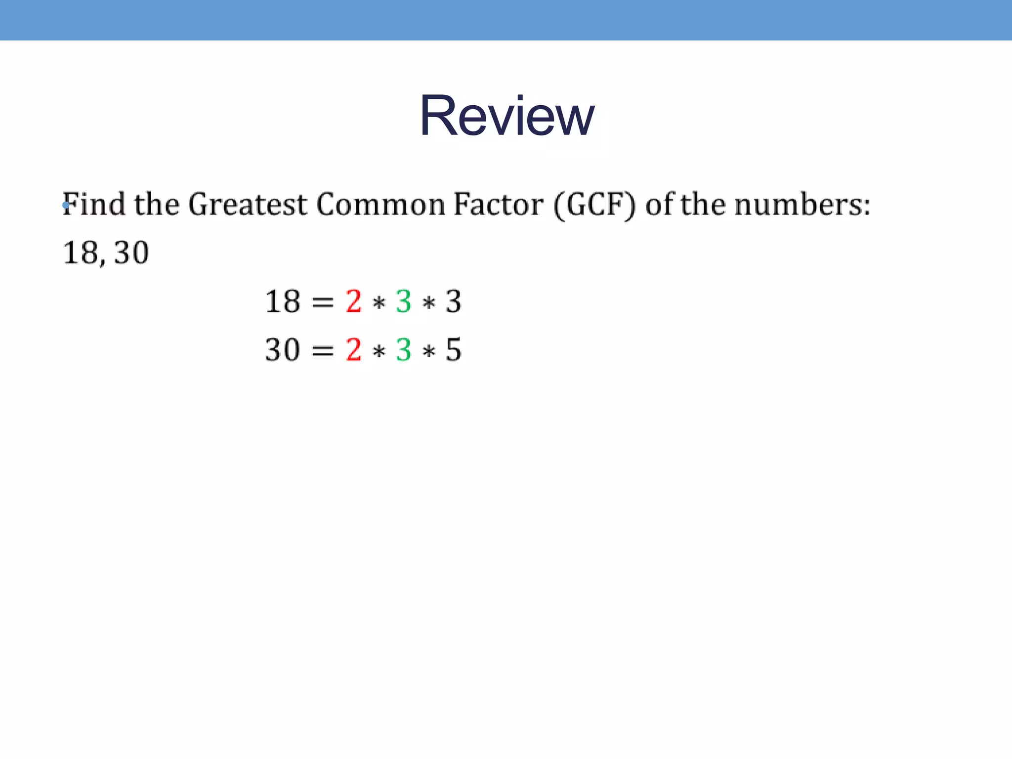 Factoring the greatest common monomial factor | PPTX
