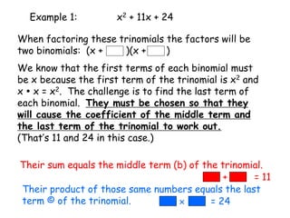 factoring trinomials.ppt